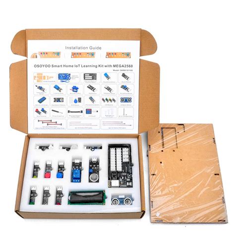 Buy Osoyoo Iot Wooden House Learner Kit For Arduino Mega Stem Set