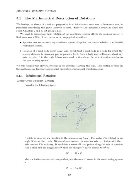 rotational motion mathematical description of rotations pdf tensor euclidean vector