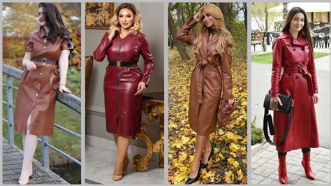 Top Trending And Stylish Outfits Leather Dress Design And Party Or
