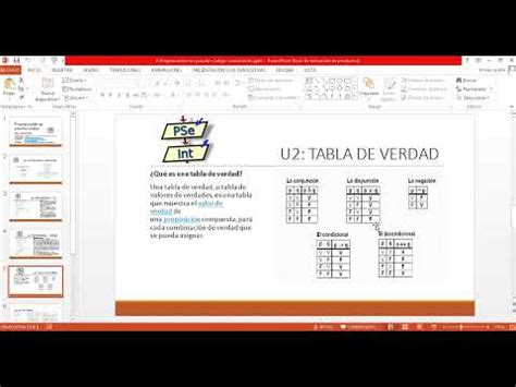 Operaciones Y Tabla De Verdad Y Mod En PSeint YouTube