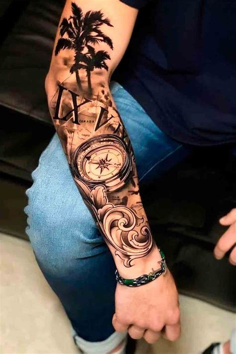 Tatuagens de Bússola Masculina 50 Inspirações New Old Man N O M Blog