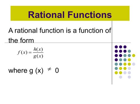 rational functions