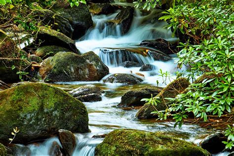 Outdoors Blurred Motion Solid Falling Water 1080P Long Exposure