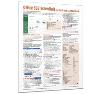 Microsoft 365 Office 365 Essentials Quick Reference Guide Windows