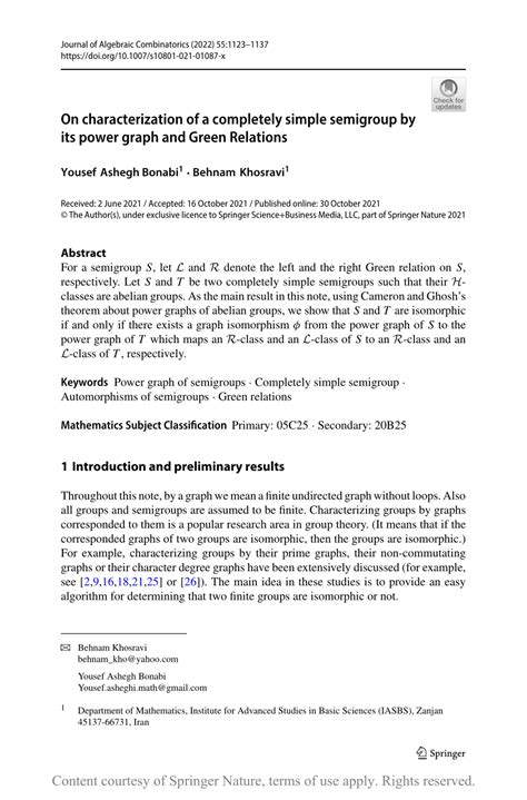 on characterization of a completely simple semigroup by its power graph and green relations