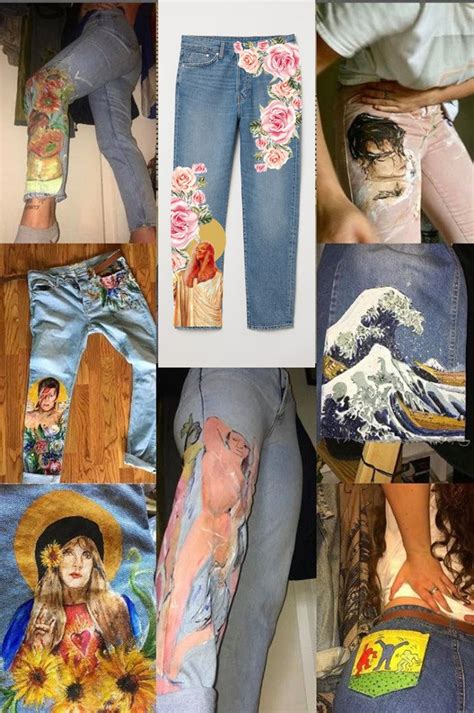 CUSTOM ORDERED Hand Painted Jeans Etsy