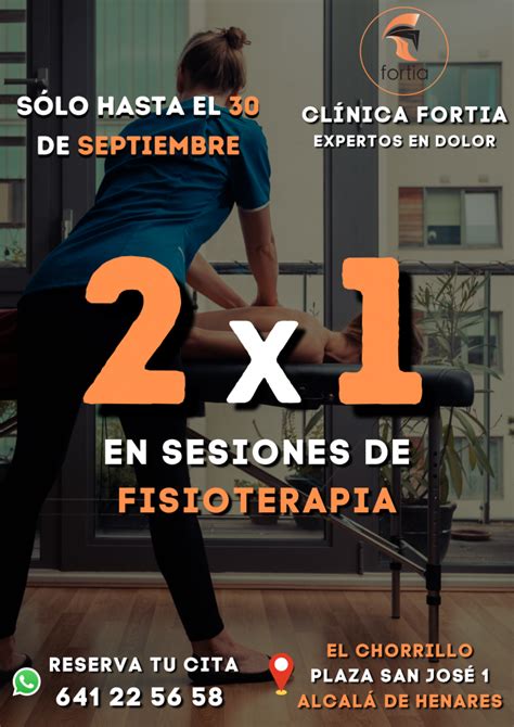 2x1 en sesiones de fisioterapia Clínica de Fisioterapia en Alcalá
