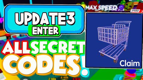 ALL NEW SECRET UPDTATE 3 CODES In Max Speed CODES ROBLOX Max