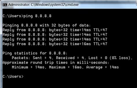 which statement describes the ping and tracert commands