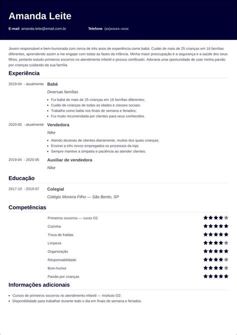 Topo 80 Foto Modelo De Curriculo Em Pdf Br Thptnganamst Edu Vn