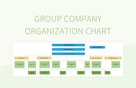 Group Company Organization Chart Excel Template And Google Sheets File