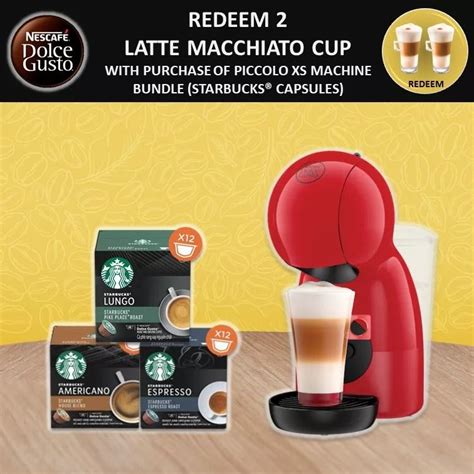 Nescafe Dolce Gusto Piccolo Xs Coffee Machine Dark Red Tv Home