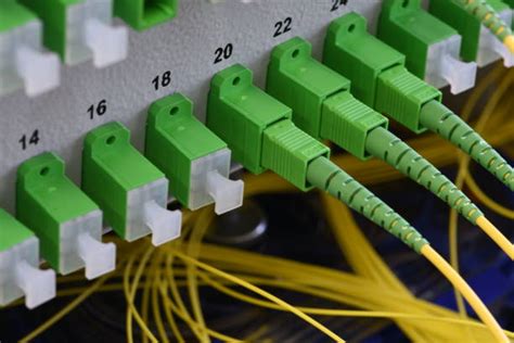 Optical Distribution Panels With Fiber Cables At Passive Optical
