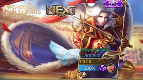 MOBILE LEGEND 8 Lancelot Royal Matador YouTube