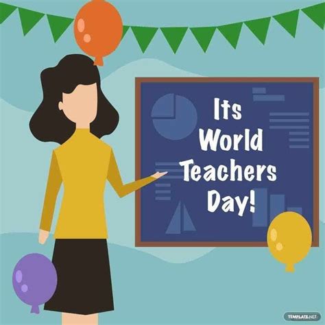Teachers Day Drawing Vector In Illustrator SVG EPS PNG
