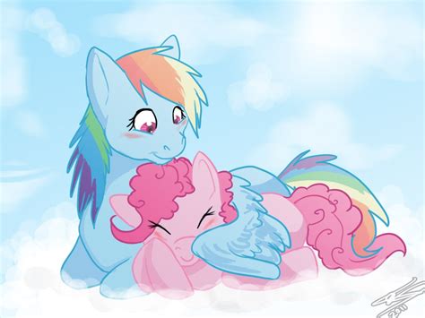 467725 Safe Artist Imalou Pinkie Pie Rainbow Dash Earth Pony