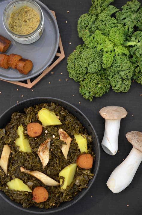 Traditioneller Grünkohl norddeutscher Art vegan Der vegane Genussblog