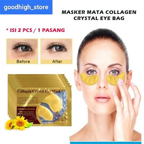 Jual Eye Mask Masker Kantong Mata Black Eye Mata Panda Collagen