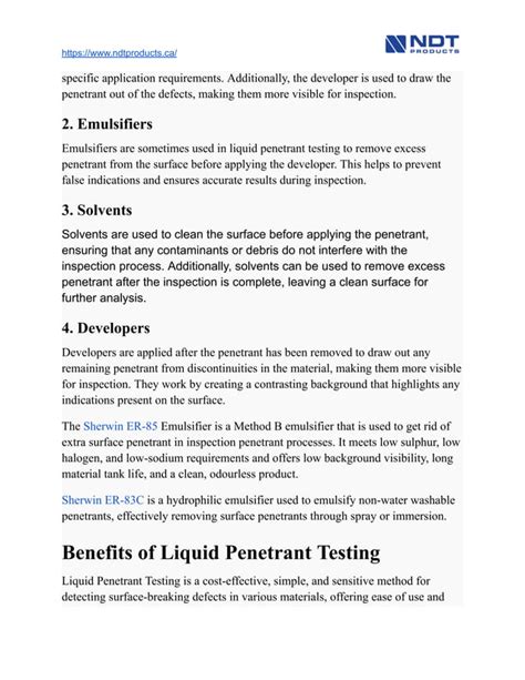 Liquid Penetrant Testing Demystified Complete Guide PDF