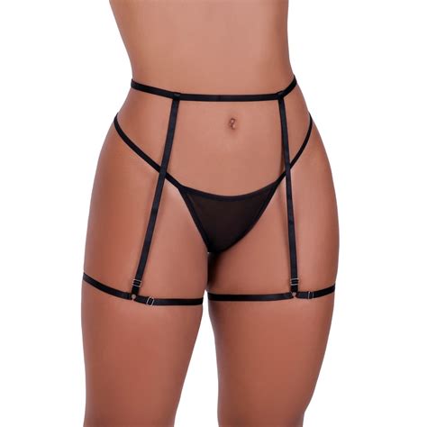 Cinta Liga Toda Regulável Preta Sexy Lingerie Preço de Revenda Shopee