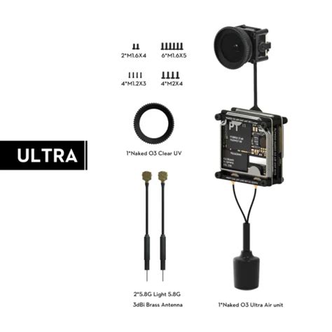 Flywoo Naked O3 Lite Ultra Air Unit Upgrade Case Kit MyFPV