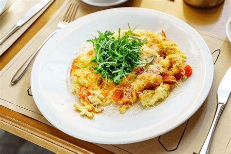 Rucola Tomaten Omelett Rezept