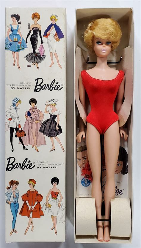 Mattel Platinum Blonde Bubble Cut Barbie In The Box The