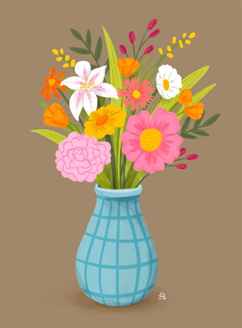 How To Draw A Bouquet Bardot Brush