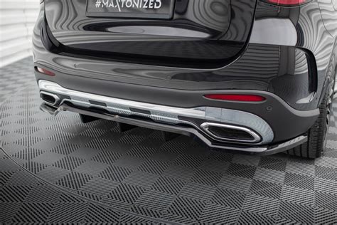 Central Rear Splitter With Vertical Bars Mercedes Benz Glc Amg Line