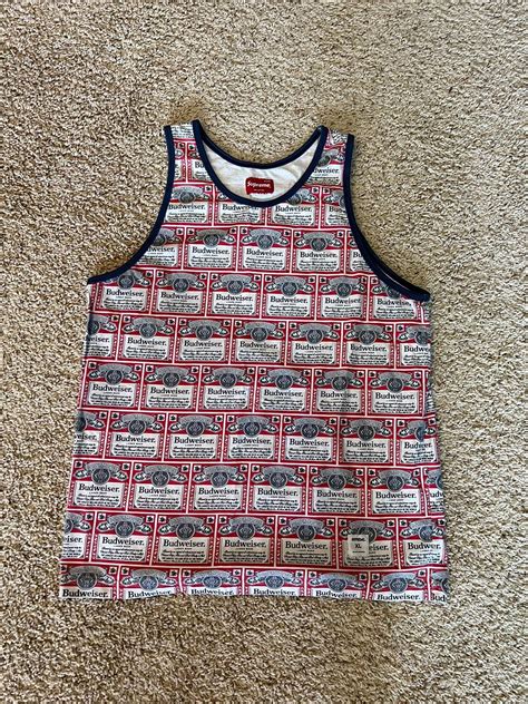 Supreme Budweiser Supreme Tank Top Grailed