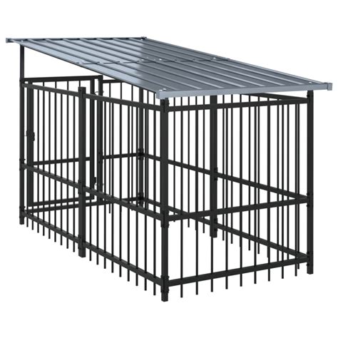 RHO Niches enclos pour chiens Chenil d extérieur avec toit pour