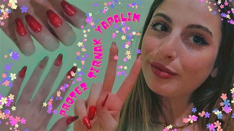 EVDE PROTEZ TIRNAK YAPIMI proteztırnak nailart YouTube