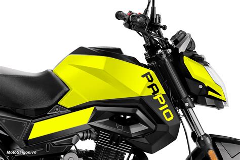 CFMOTO Papio 2022 mẫu xe minibike cạnh tranh với Honda MSX 125 Motosaigon