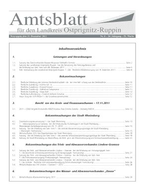 Fillable Online Ostprignitz Ruppin Neuruppin Den 21 Ostprignitz