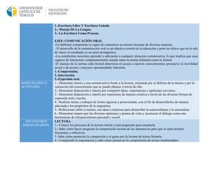 Tabla De Coherencia PPT