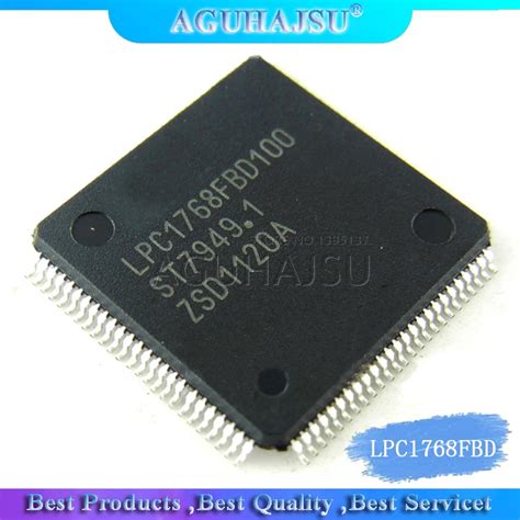 2PCS LPC1768FBD100 LQFP100 LPC1768FBD QFP LPC1768 32 Bit ARM Cortex M3