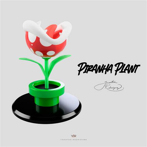 Archivo STL gratis Mario Bros Planta Piraña Plan de impresión en