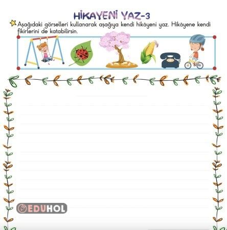 Hikaye Yazma Eduhol Etkinlik İndir Oyun Oyna Test Çöz Video İzle