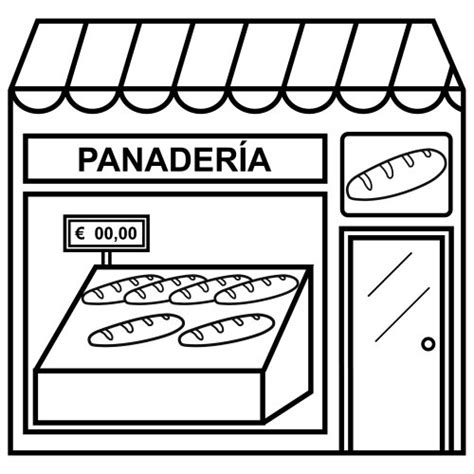 Dibujos de Panaderías para imprimir y colorear Colorear imágenes