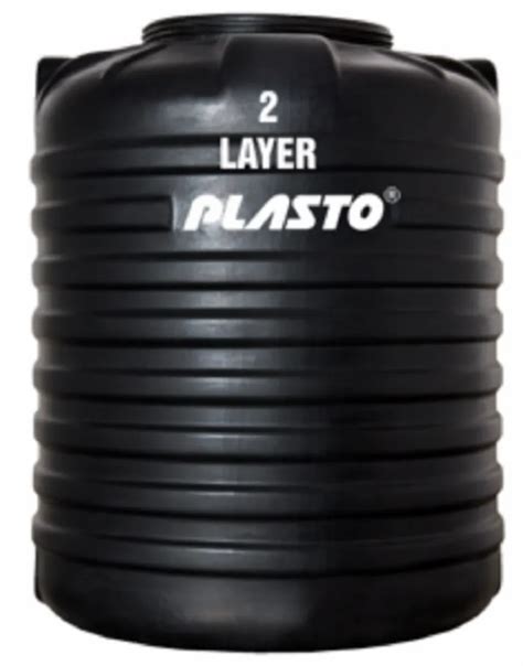 Black Plasto HDPE Double Layer Water Storage Tank At Rs 5950 Piece In