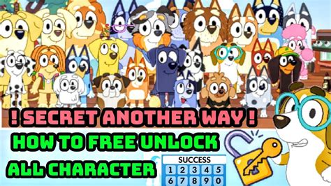 Bluey The Videogame Secret Another Way How To Free Unlock All Character