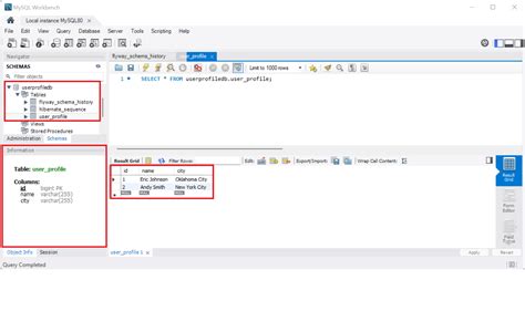 user profile table spring framework guru