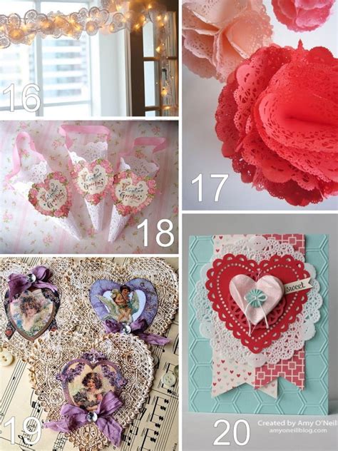26 Paper Doily Valentine Crafts The Scrap Shoppe