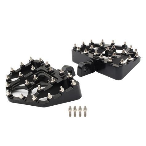 Snapklik Wide Foot Pegs Mx Floorboards Chopper Bobber Style