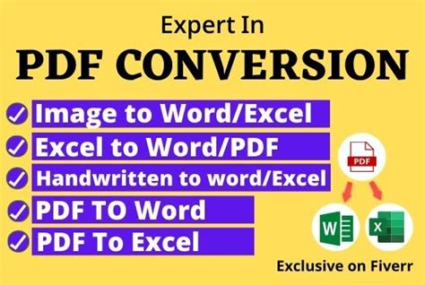 convert your pdf into editable ms word or ms excel by rashed459743 fiverr