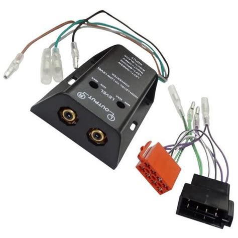 Aerzetix Adaptateur Faisceau C Ble Iso Rca Pour Ampli Amplifacteur