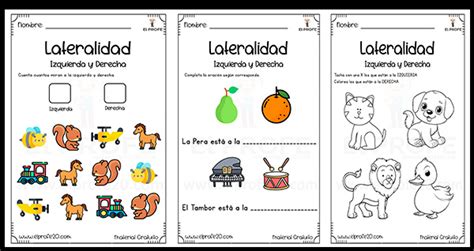 Ejercicios De Lateralidad Izquierda Y Derecha