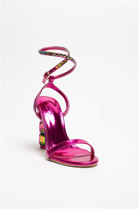 Sandalia De Tac N Noila Fucsia Pianno