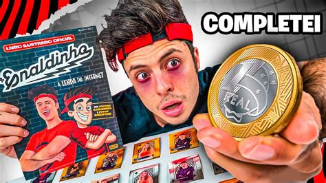 COMPLETANDO O ÁLBUM DO ENALDINHO APENAS 1 REAL EM 24 HORAS YouTube