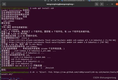 linux 安装zsh shell工具 linux安装shallcsdn csdn博客